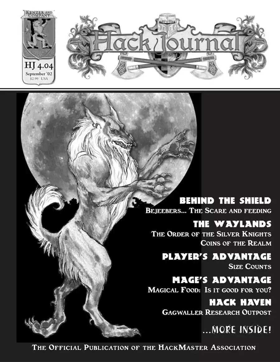 HackJournal #04 - Kenzer & Company | HackJournal | DriveThruRPG