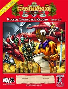 Player Character Record Book 3.0 - Kenzer & Company | HackMaster (4th ed) | DriveThruRPG