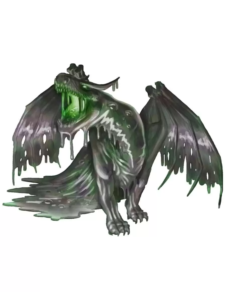 Stock Art: Slime Dragon - Purple Duck Games | Stock Art | DriveThruRPG