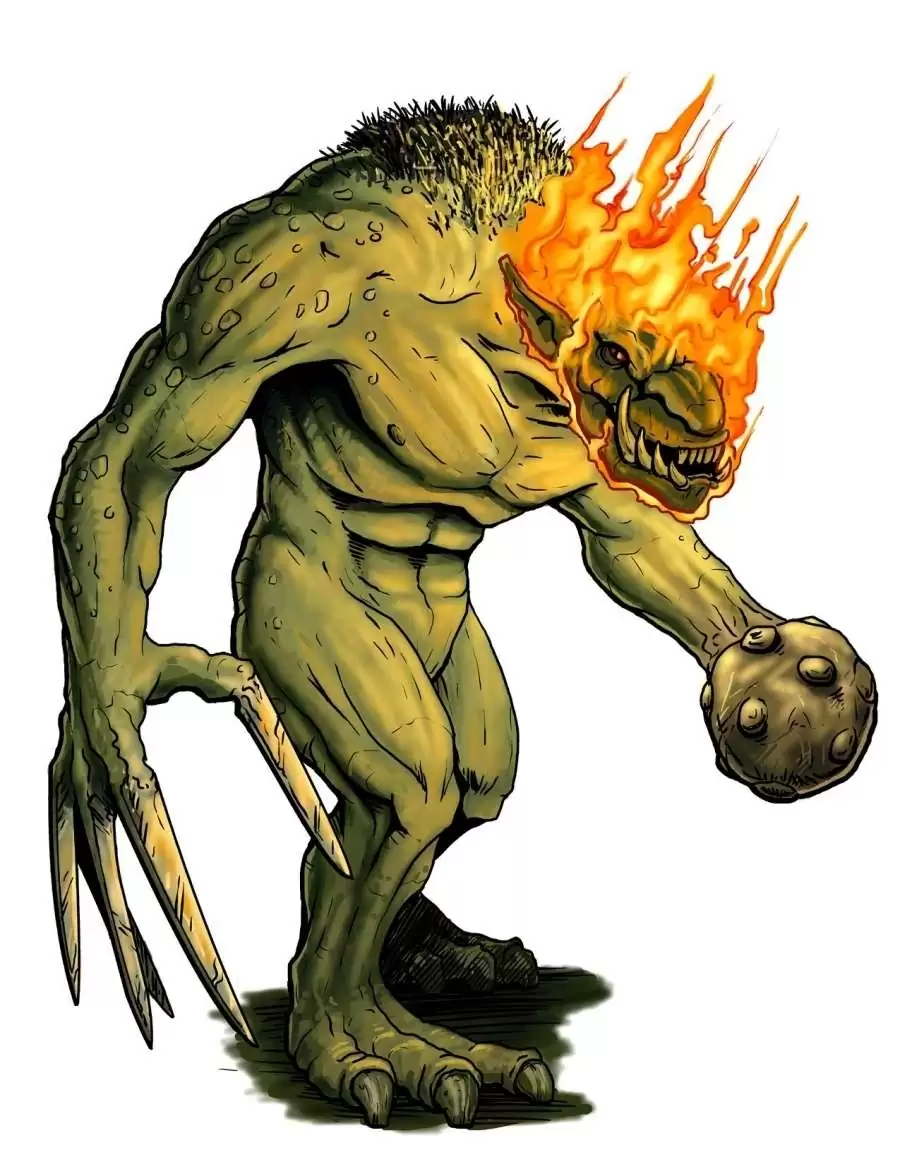 Stock Art: Mimic Troll - Purple Duck Games | Stock Art | DriveThruRPG