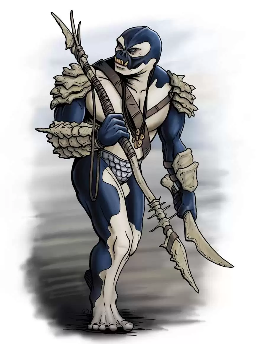 Stock Art: Killer Whale-man - Purple Duck Games | Stock Art | DriveThruRPG