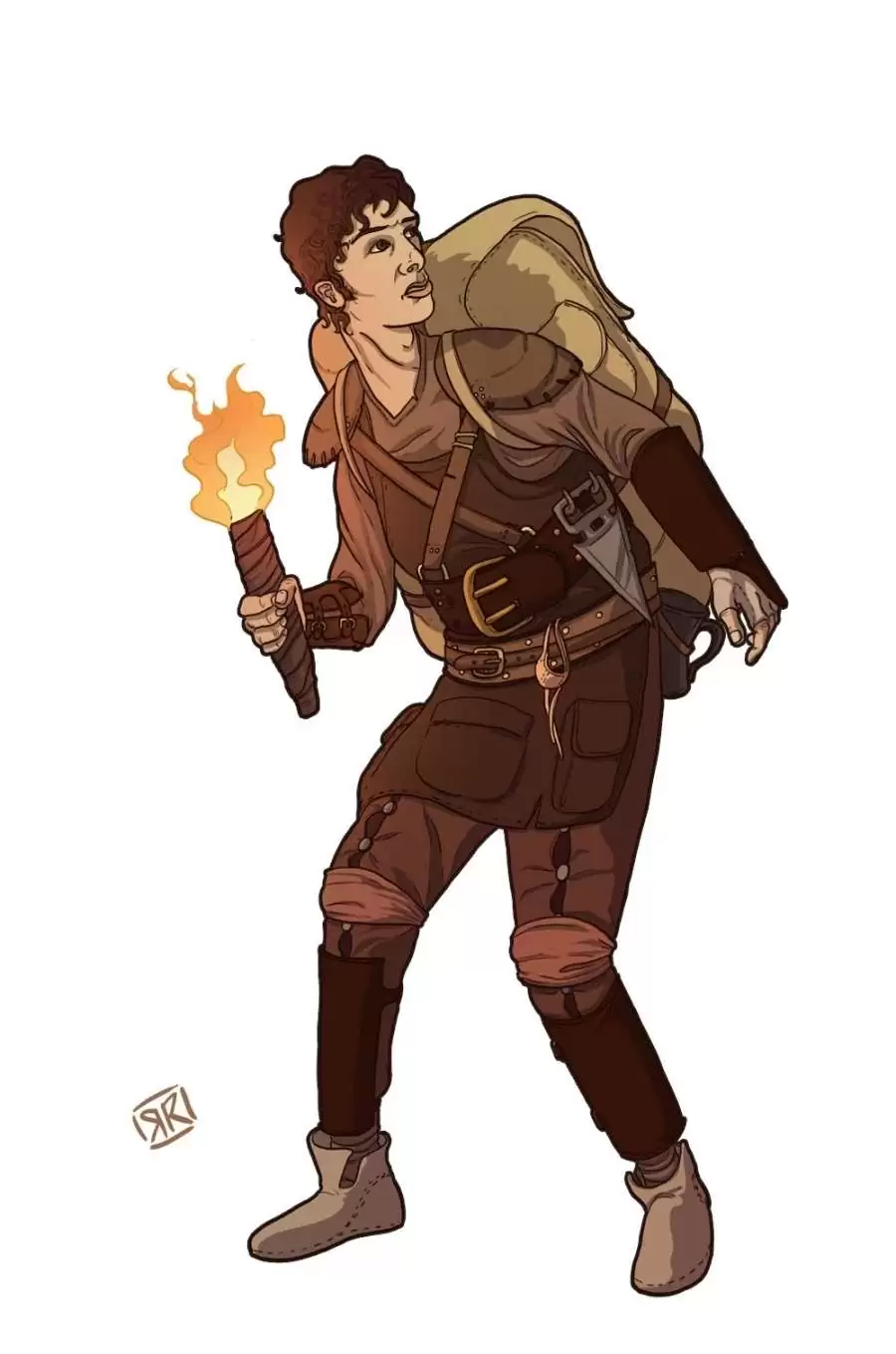 Stock Art: Male Human Adventurer - Purple Duck Games | Stock Art ...