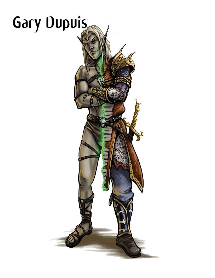 Stock Art: Drow in Magic Armor - Purple Duck Games | Stock Art ...