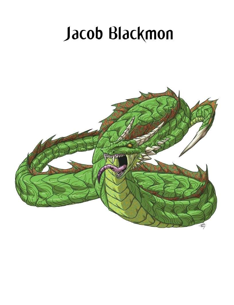 Stock Art: Forest Serpent - Purple Duck Games | Stock Art | Stock Art: Jacob Blackmon | DriveThruRPG