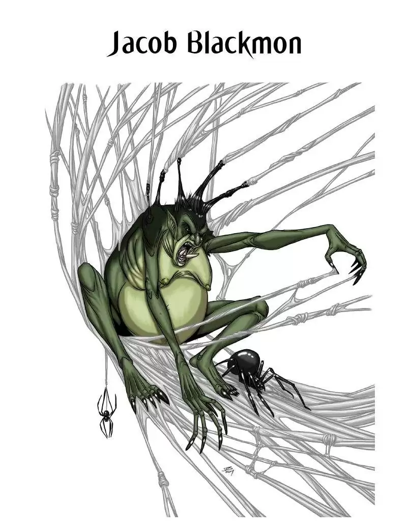 Stock Art: Web Troll - Purple Duck Games | Stock Art | Stock Art: Jacob Blackmon | DriveThruRPG