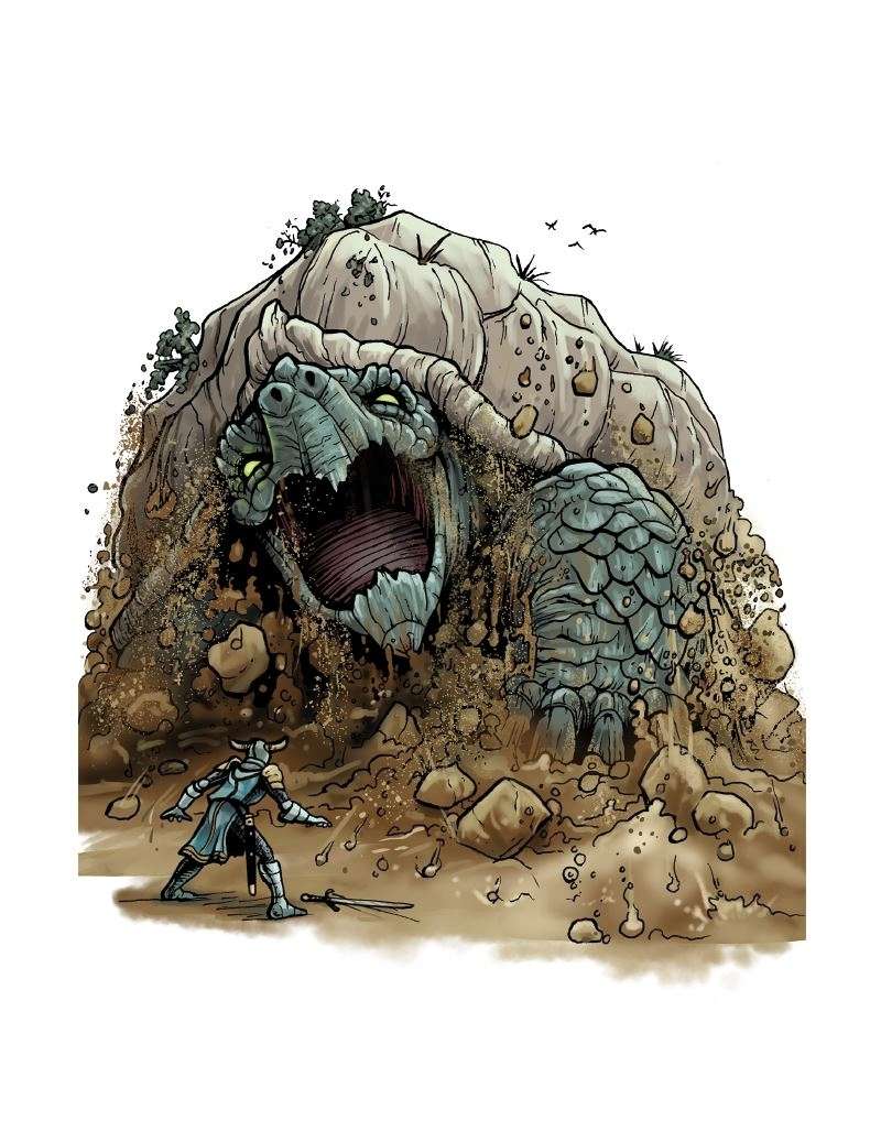 Stock Art: Giant Turtle of Doom - Purple Duck Games | Stock Art ...