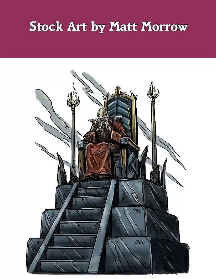 Stock Art: Weeping Skeleton King - Purple Duck Games | Stock Art ...