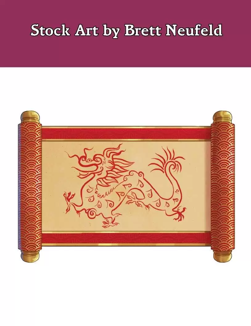 Stock Art: Dragon Scroll - Purple Duck Games | Stock Art | Stock Art ...