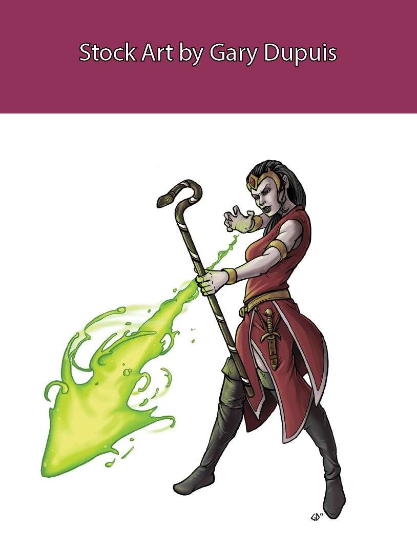 Stock Art: Acid Arrow - Purple Duck Games | Stock Art | Stock Art: Gary ...