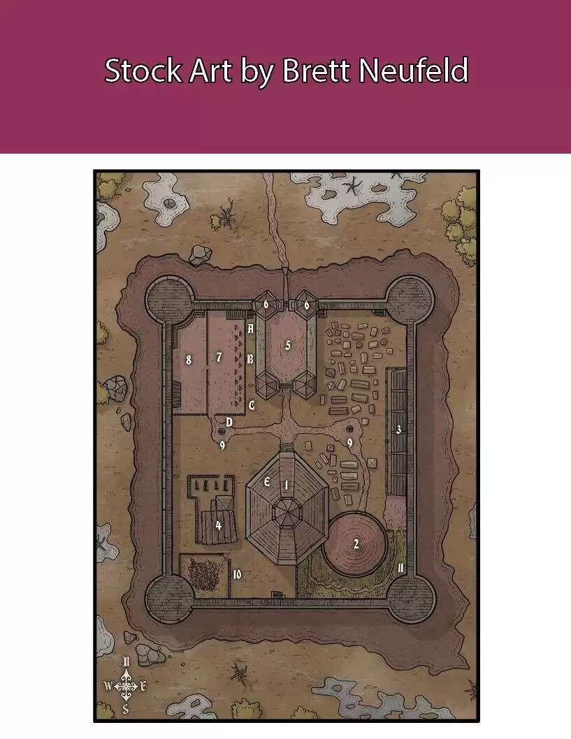 Stock Map: The Keep - Purple Duck Games | Stock Art | Stock Art: Brett ...