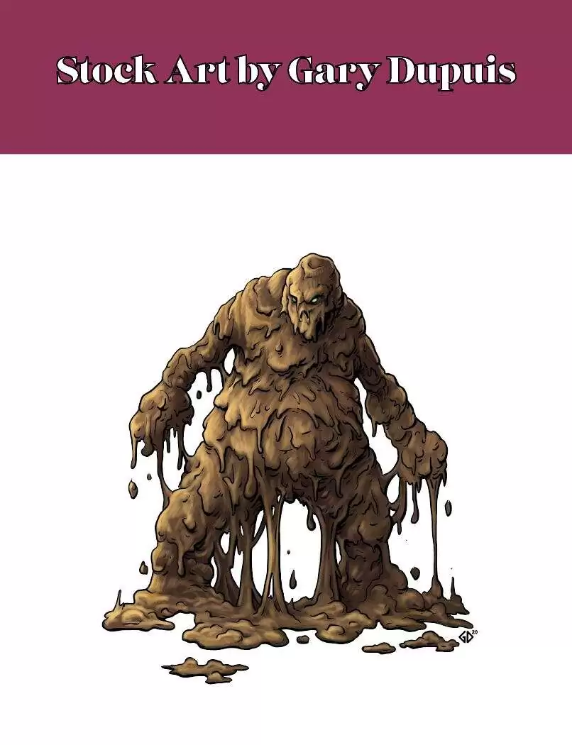 Stock Art: Mud Elemental - Purple Duck Games | Stock Art | Stock Art ...