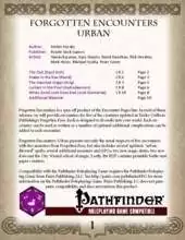Forgotten Encounters: Urban [PFRPG] - Purple Duck Games | Built From ...