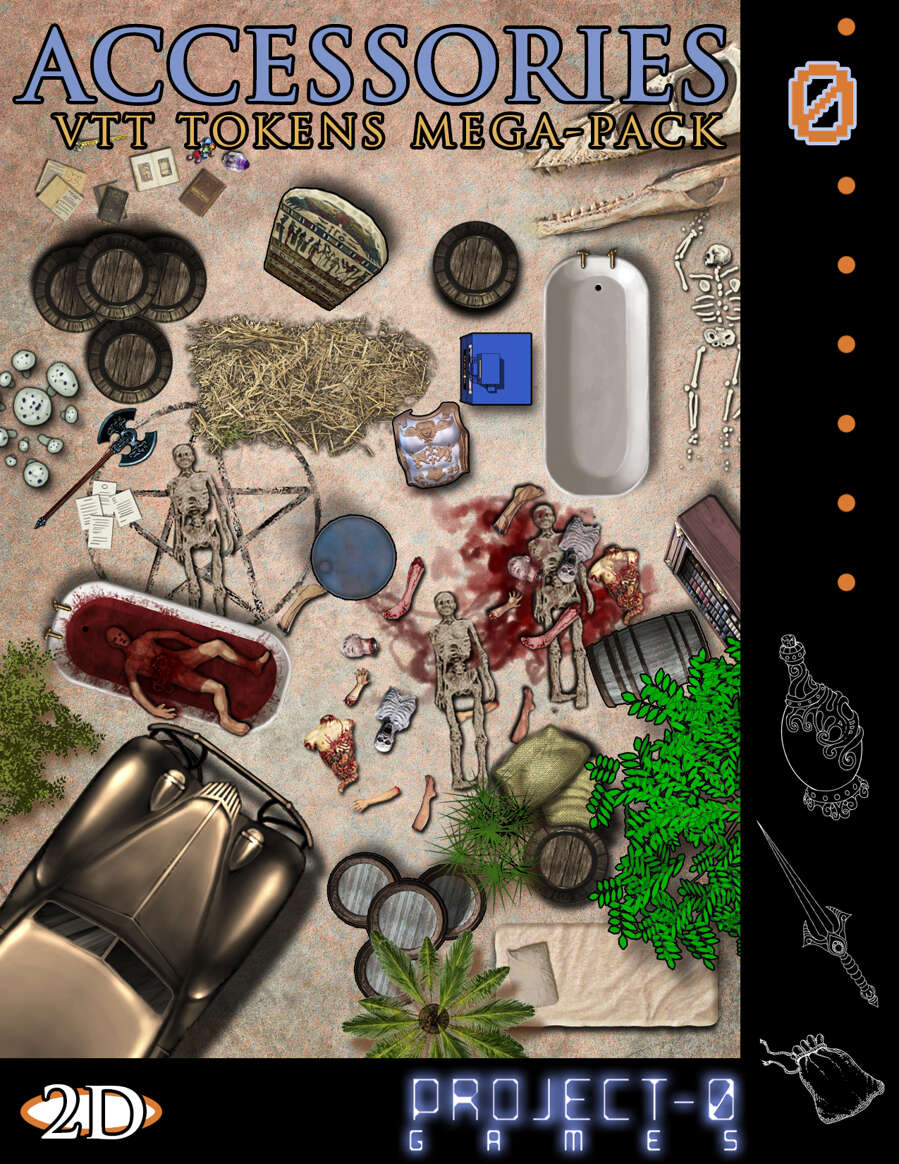 VTT Tokens Mega Pack - Project Zero Games | Accessories | DriveThruRPG