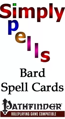 Pathfinder Bard Spell Cards - Blue Banzai Publications | DriveThruRPG