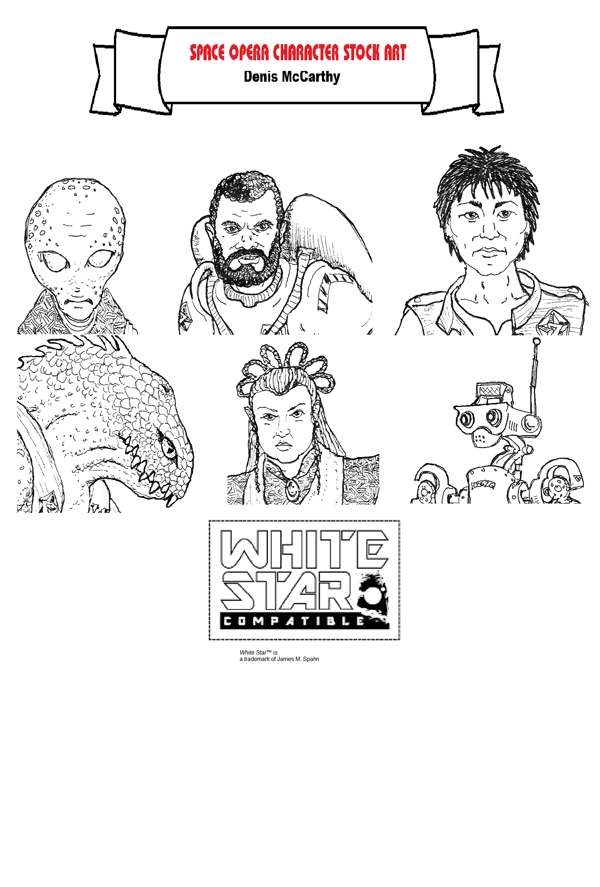 Space Opera Character Stock Art - Aegis Studios | Publisher Resources ...