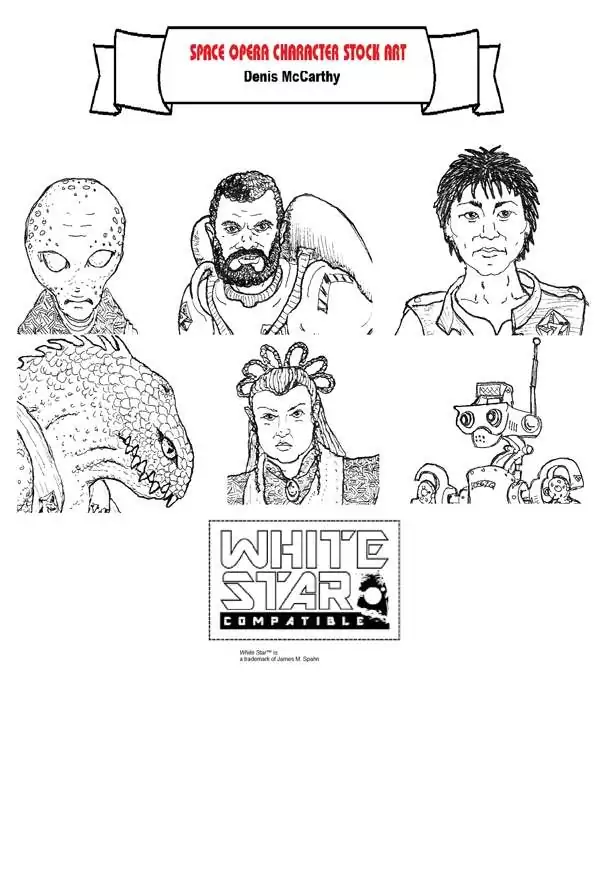 Space Opera Character Stock Art - Aegis Studios | Publisher Resources ...