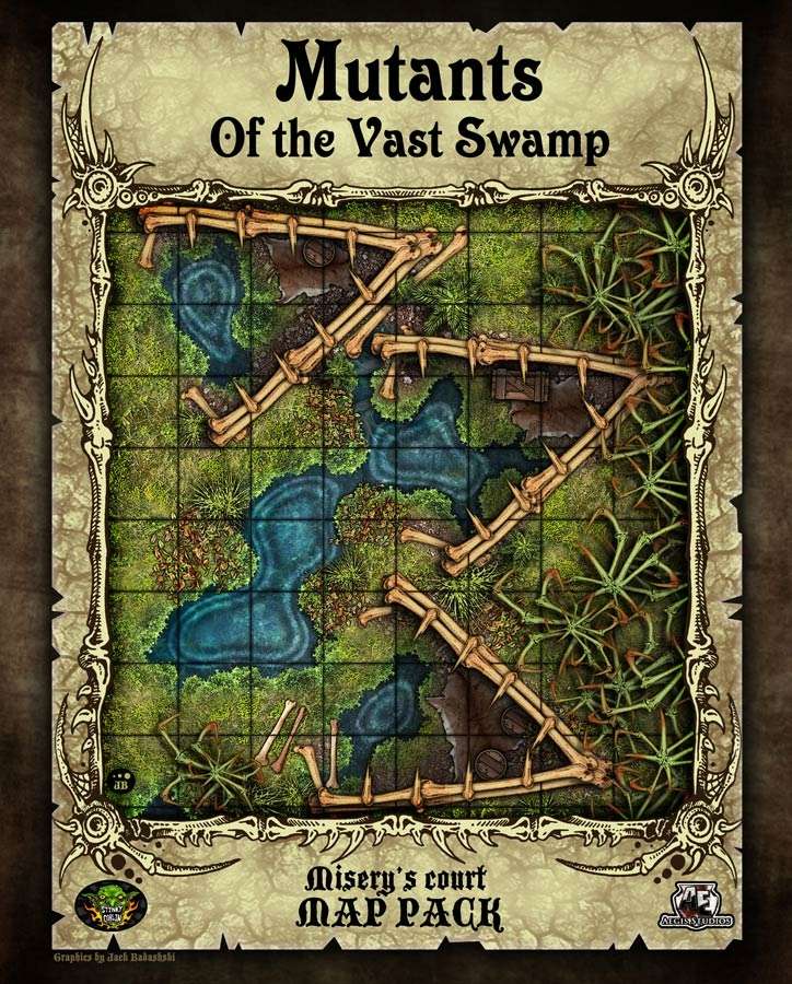Mutants of the Vast Swamp Map Tiles - Aegis Studios | 5e Compatible ...