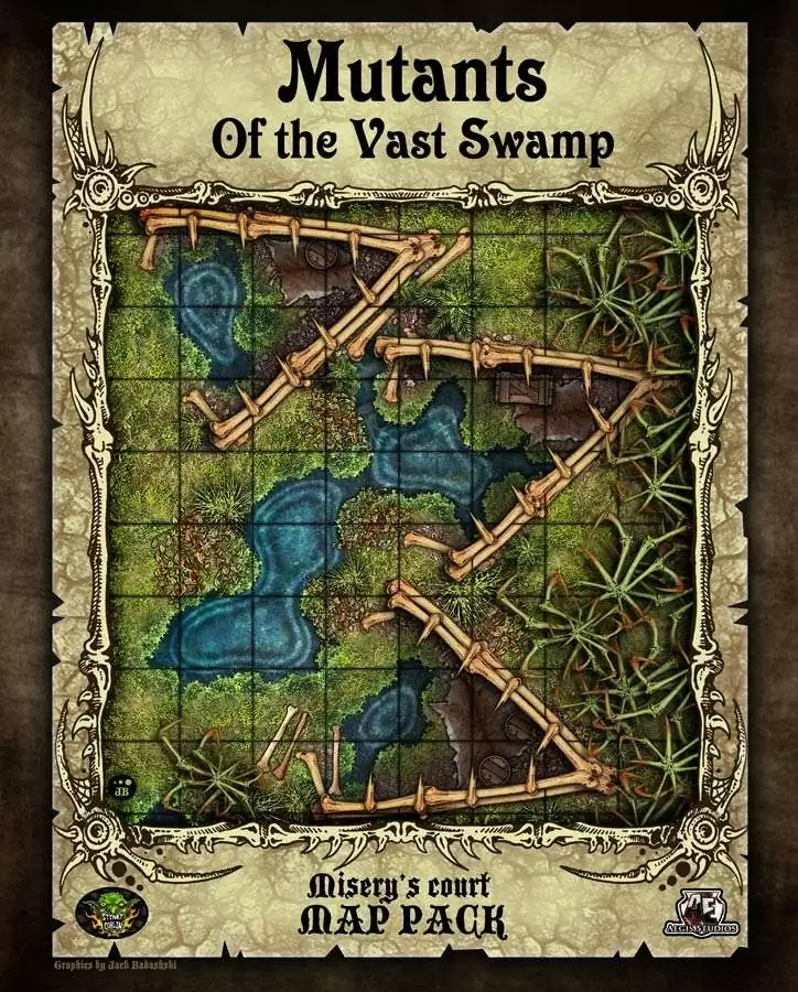 Mutants of the Vast Swamp Map Tiles - Aegis Studios | 5e Compatible ...