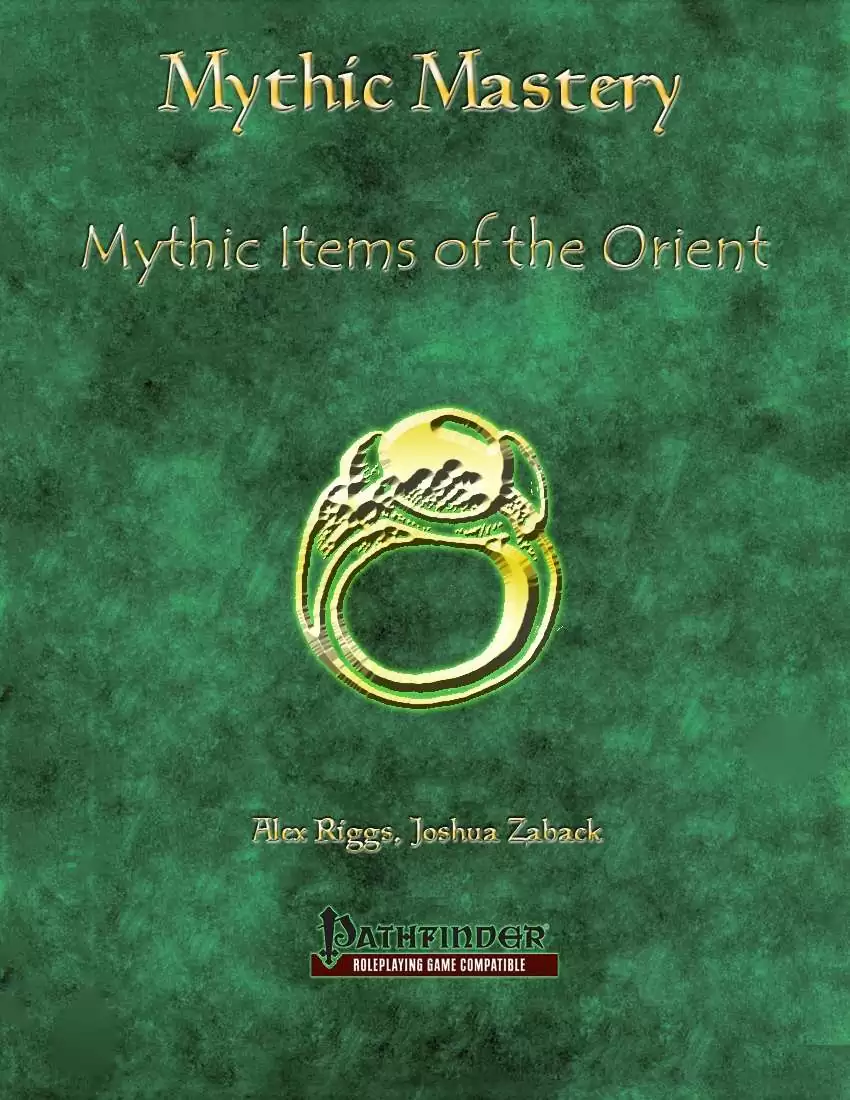 Mythic Mastery - Mythic Items of the Orient - Necromancers of the ...