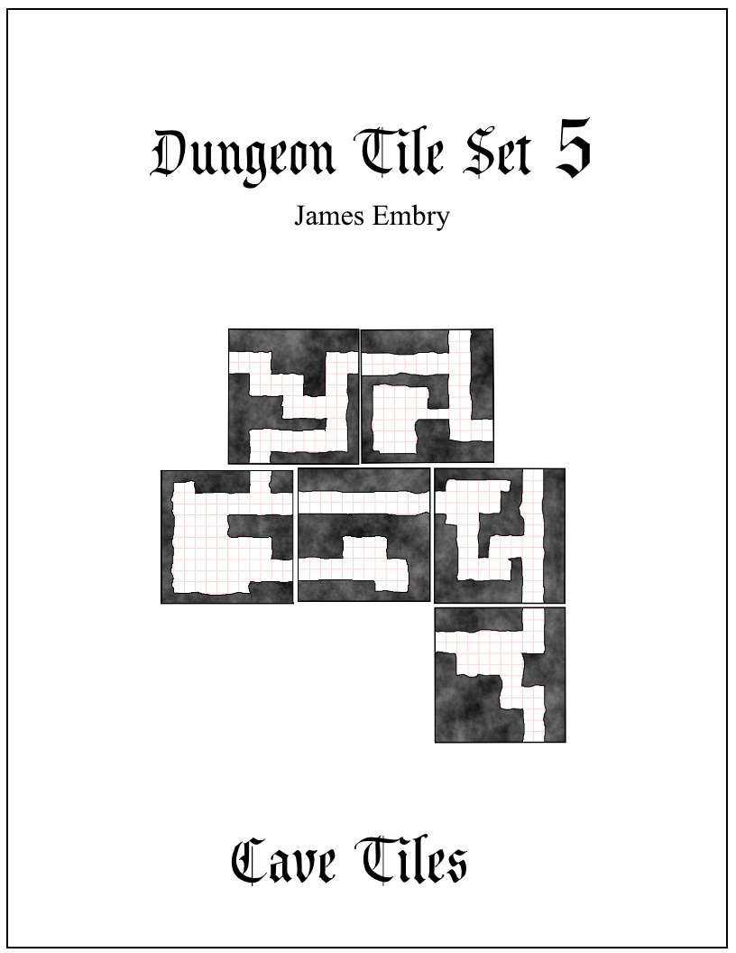 Dungeon Tile Set 5 - James Embry | DriveThruRPG