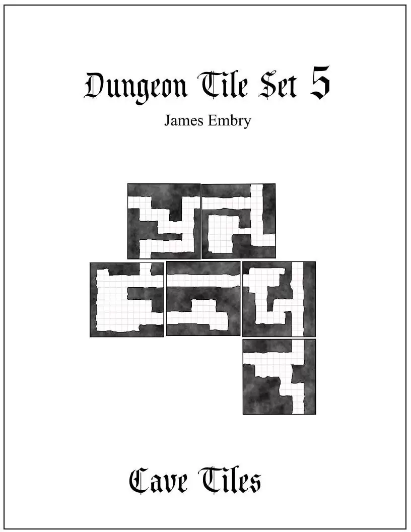 Dungeon Tile Set 5 - James Embry | DriveThruRPG