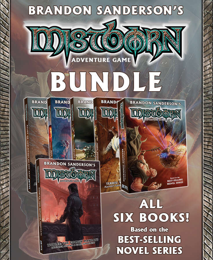 Mistborn Adventure Game POD Bundle [BUNDLE] - Crafty Games | Mistborn ...