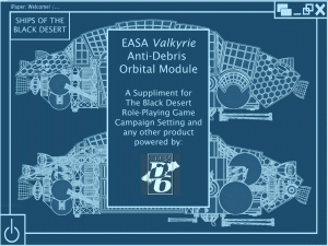 Valkyrie Anti-Debris Orbital Module - Blue Max Studios | DriveThruRPG