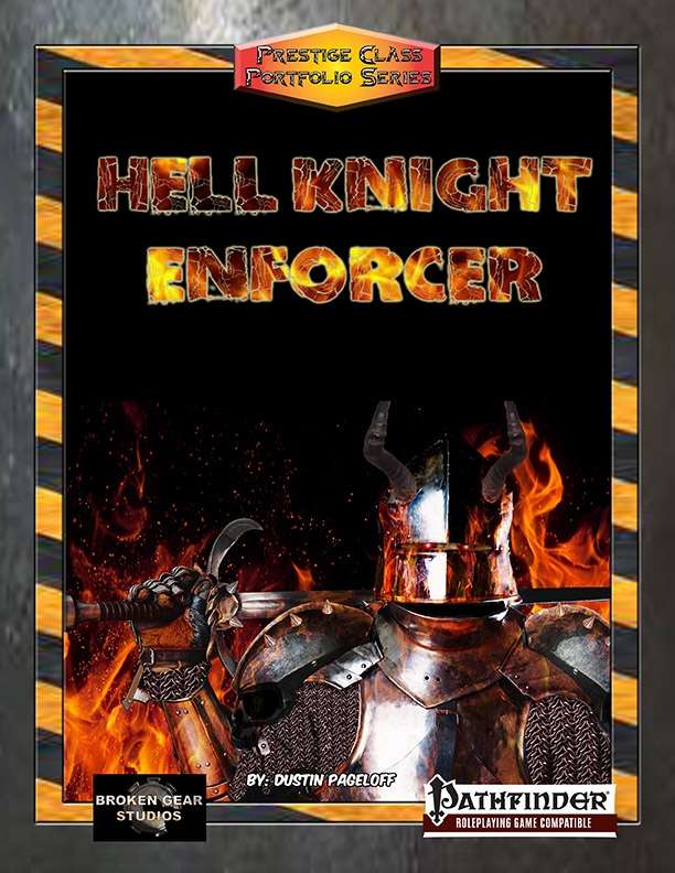 Hell Knight Enforcer - Broken Gear Studios | Pathfinder Compatable ...
