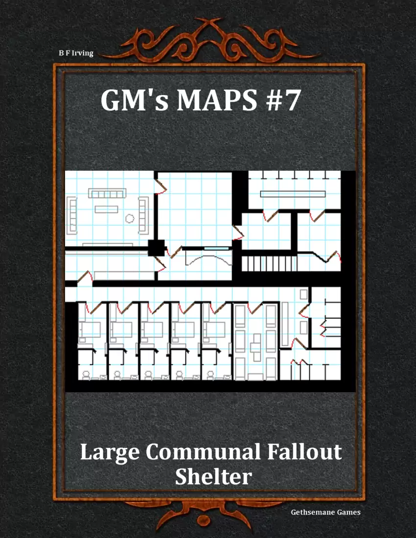 GM's Maps #7:Large Communal Fallout Shelter - Gethsemane Games | Post ...