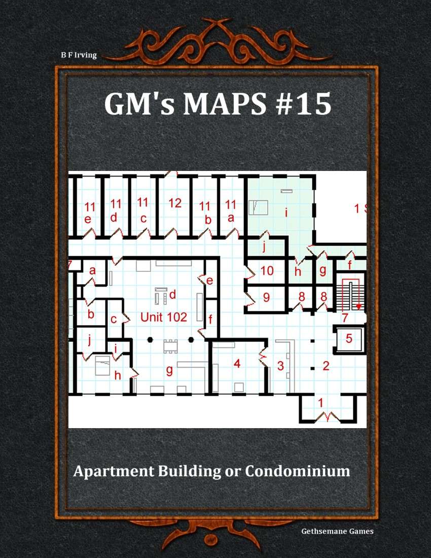 GM's Maps #15:Apartment Building or Condominium - Gethsemane Games ...