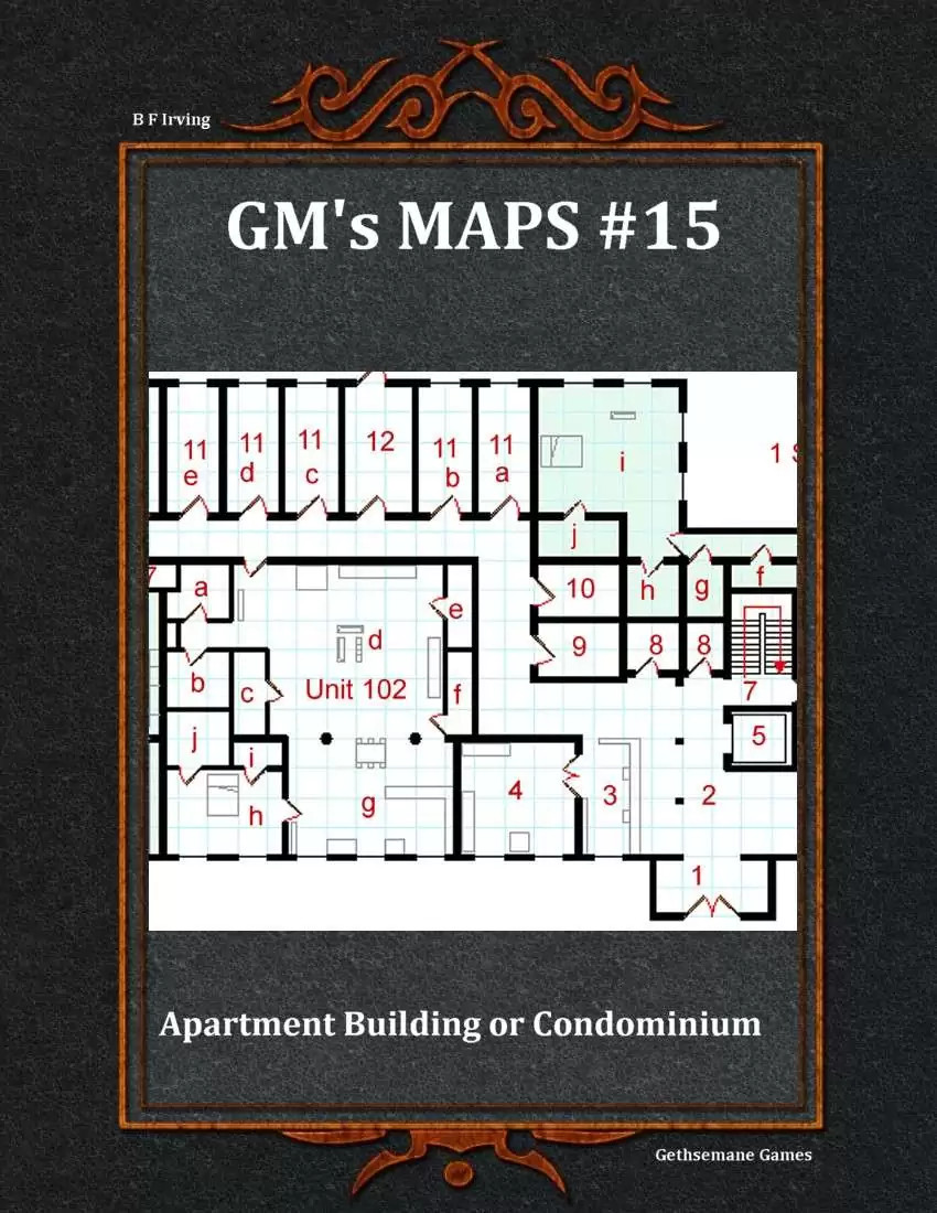 GM's Maps #15:Apartment Building or Condominium - Gethsemane Games ...