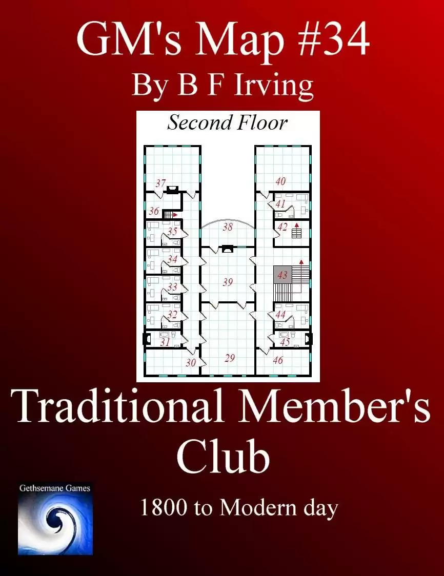 GM's Maps #34: Traditional Victorian Member's Club - Gethsemane Games ...