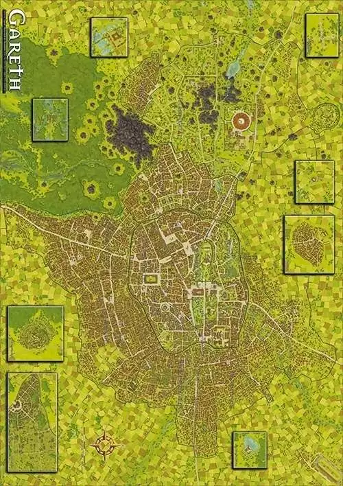 Gareth Karte (PDF) als Download kaufen - Ulisses Spiele | Das Schwarze Auge | DriveThruRPG