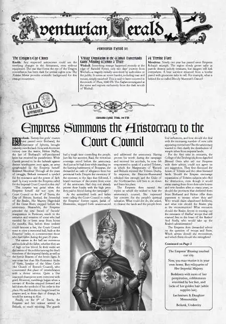 The Dark Eye - Herald 181 - Ulisses Spiele | The Dark Eye | DriveThruRPG