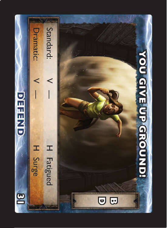 Torg Eternity - Drama Card - You Give Up Ground! - Ulisses Spiele ...