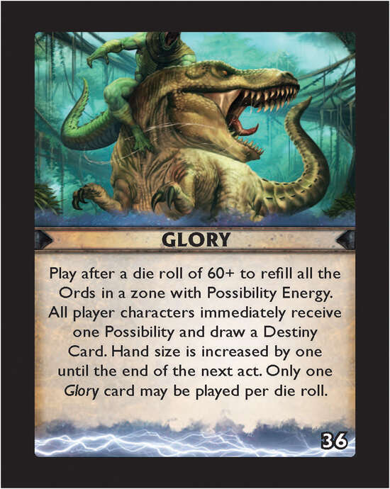 Torg Eternity - Destiny Card - Glory 36 - Ulisses Spiele | DriveThruRPG