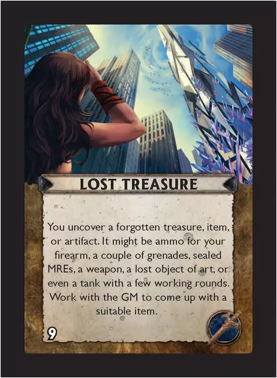 Torg Eternity - Living Land Cosm Card - Lost Treasure - Ulisses Spiele ...