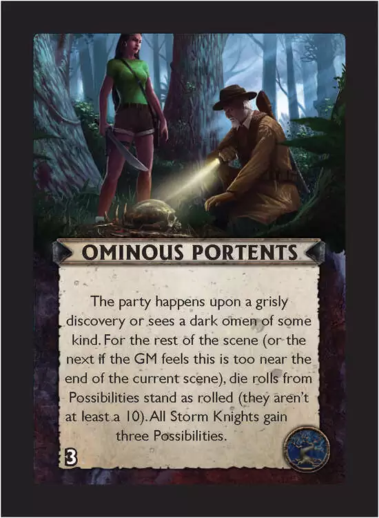 Torg Eternity - Orrorsh Cosm Card - Ominous Portents - Ulisses Spiele ...