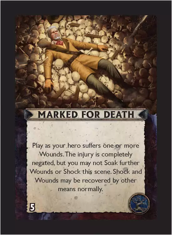 Torg Eternity - Orrorsh Cosm Card - Marked for Death - Ulisses Spiele ...