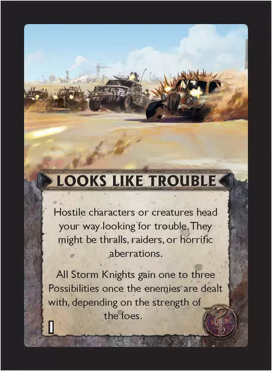 Torg Eternity - Tharkold Cosm Card - Looks like Trouble - Ulisses ...