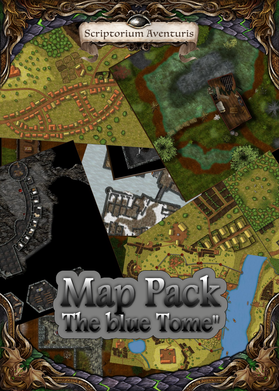 Map Pack - The blue Tome - Ulisses Spiele | Ulisses Scriptorium ...