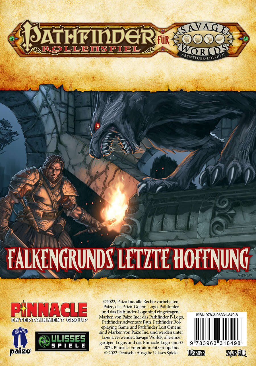 Savage Pathfinder - SL-Schirm und Falkengrunds letzte Hoffnung (PDF) als Download kaufen ...