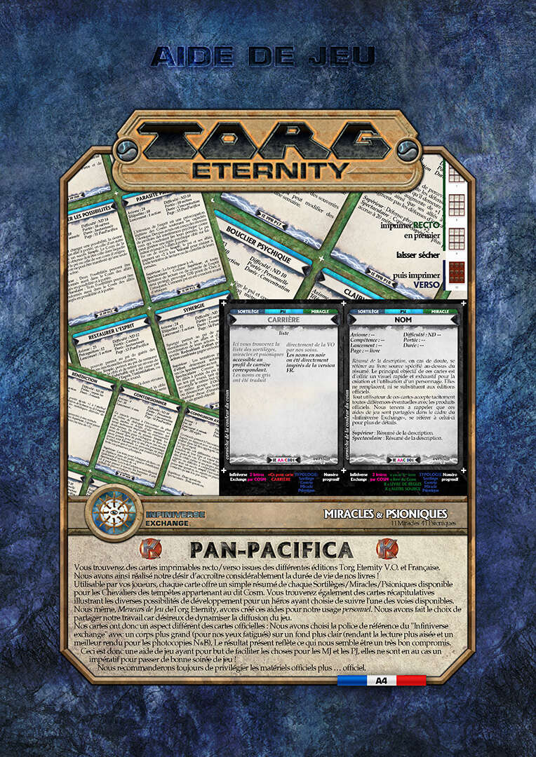 Aide jeu Pan Pacifica - Ulisses Spiele | Infiniverse Exchange ...