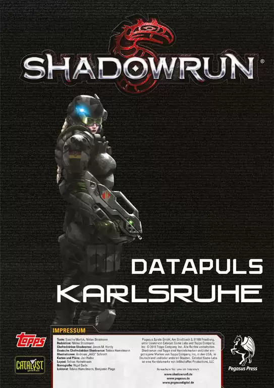 Shadowrun: Datapuls Karlsruhe - Pegasus Press | Shadowrun 5 | Shadowrun 5 | DriveThruRPG