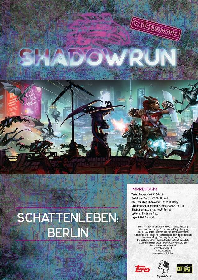 Shadowrun: Kaleidoskop - Schattenleben: Berlin - Pegasus Press | Shadowrun 6 | DriveThruRPG