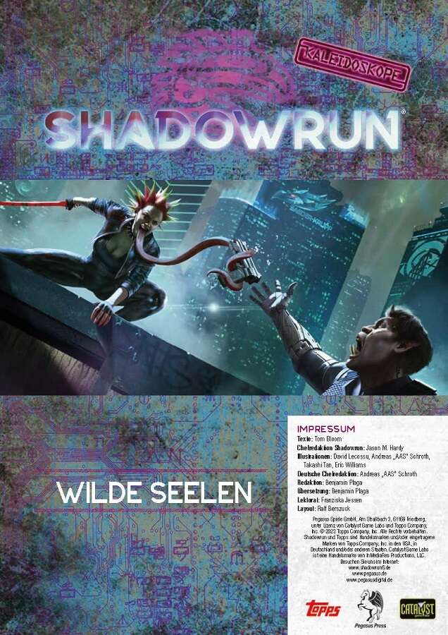 Shadowrun: Kaleidoskop - Wilde Seelen - Pegasus Press | Shadowrun 6 | DriveThruRPG