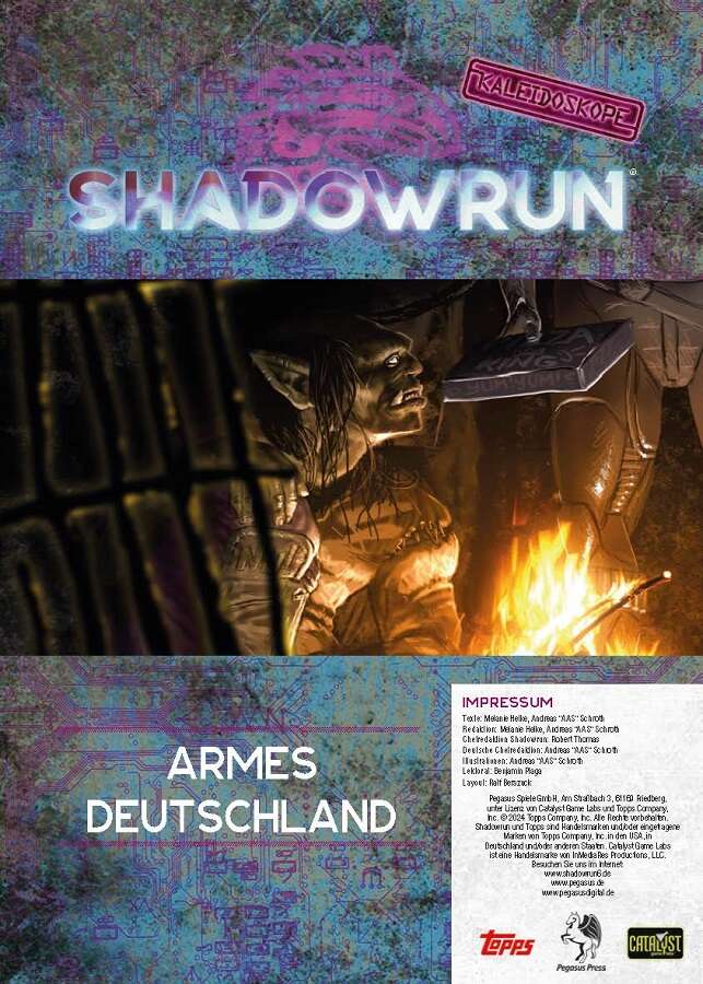 Shadowrun: Kaleidoskop - Armes Deutschland - Pegasus Press | Shadowrun 6 | DriveThruRPG