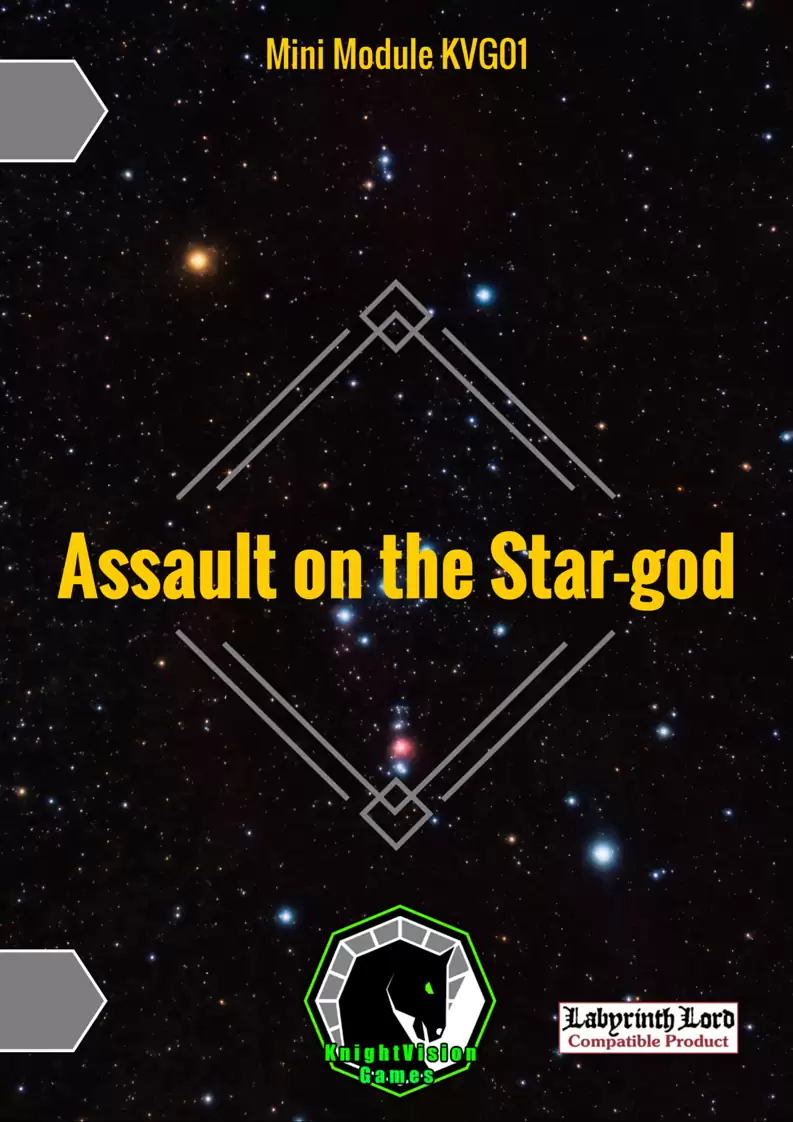 KVG001 Assault on the Star-god - Knightvision Games | DriveThruRPG