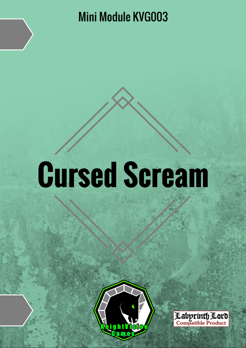KVG003 Cursed Scream - Knightvision Games | DriveThruRPG