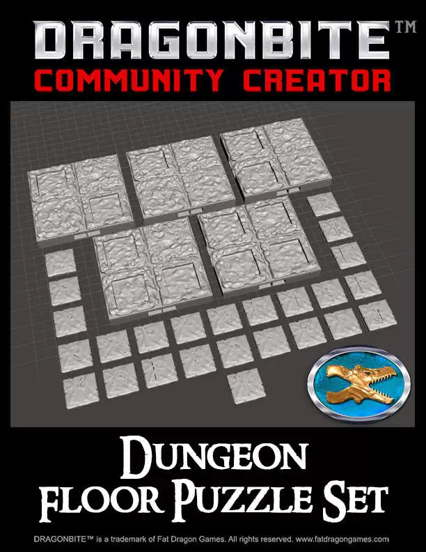 Dungeon Floor Puzzle Set - Fat Dragon Games | DragonBite | DriveThruRPG